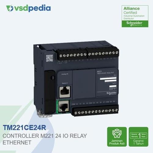 Jual Ready Schneider Controller M221-24Io Relay Ethernet Com ...