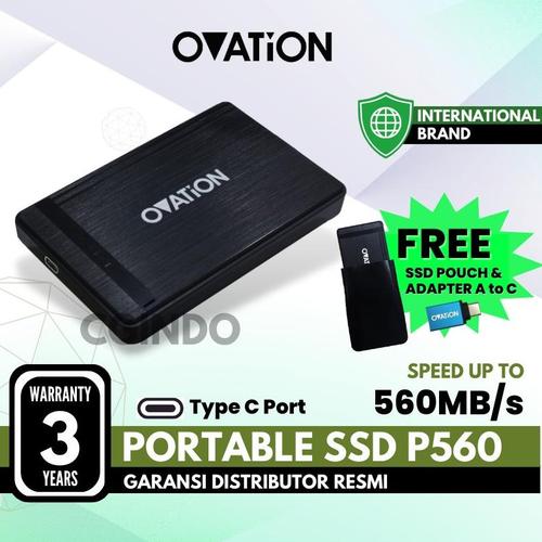 Jual New Ovation P560 Portable Ssd External Type C 128Gb / 256Gb ...