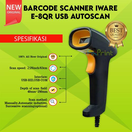Jual BARCODE SCANNER IWARE E-8QR 1 DIMENSI & 2 DIMENSI - Kota Tangerang ...