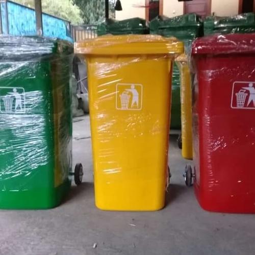 Jual Tong sampah fiberglass sulo atau roda besar ukuran 240Liter ...