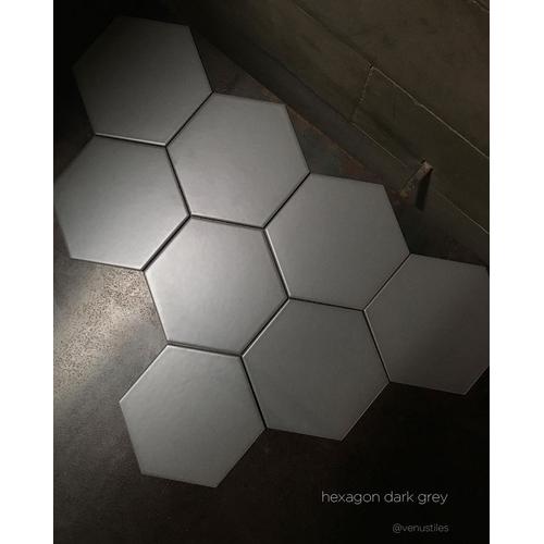 Jual Keramik Backsplash Type Hexagon Tile Black - Venus - Kota Depok ...