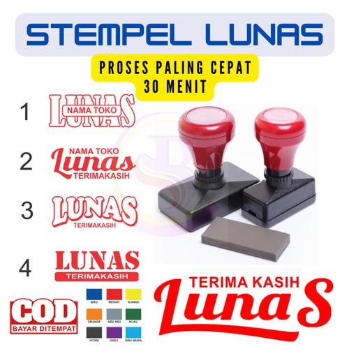 Promo STEMPEL LUNAS/CUSTOM/OTOMATIS TINTA - Kota Bandung - Brother ...