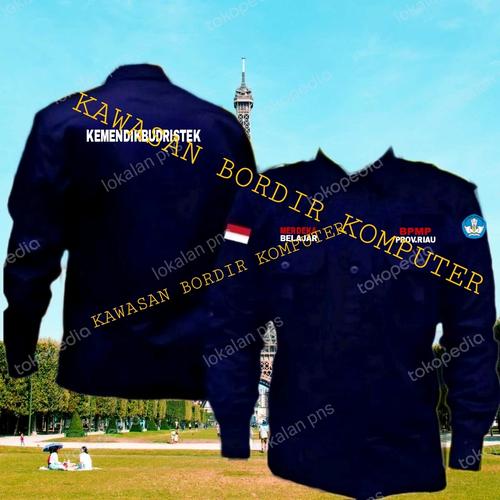 Jual Terbaru seragam Kemendikbud kemeja Kemendikbud seragam BPMP kemeja ...