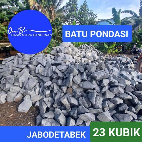Jual Batu Kali Pondasi 1 Truk Tronton 23 m3 Kubik Belah Turap - Kab ...