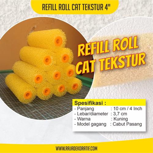 Jual Refill Roll Cat Tekstur ukuran 4 inch - Jakarta Timur - Raja ...