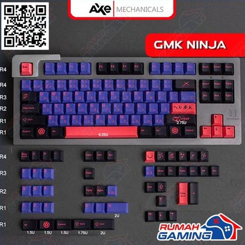 Jual KEYCAP - KEYCAPS - CHERRY - GMK NINJA - PBT DYE SUB - JAPANESE ...
