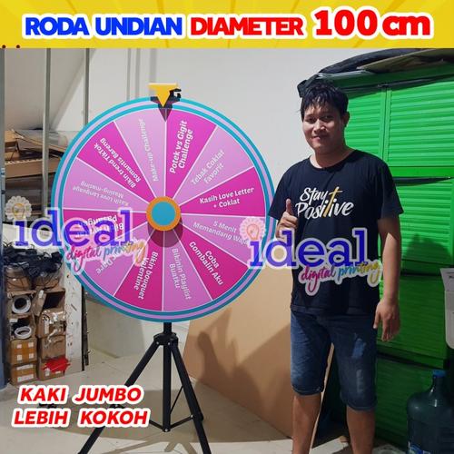 Jual Wheel of fortune 100cm / Roda Undian / Roda keberuntungan ...
