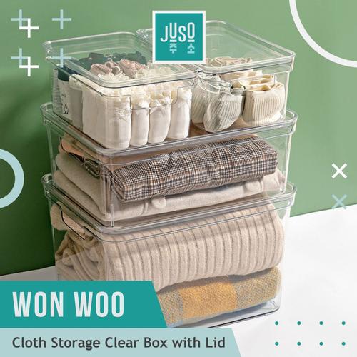 Promo Storage Penyimpanan Akrilik dengan Tutup Kontainer Organizer Box ...