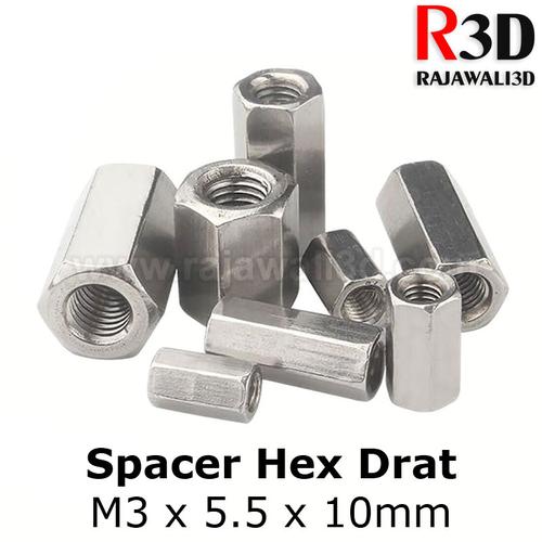 Jual Spacer Aluminium Hex Drat Ulir M3 5.5x10mm - Kab. Temanggung ...