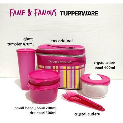 Jual Set Kotak Makan Tupperware Fame n Famous - Kota Tangerang Selatan ...