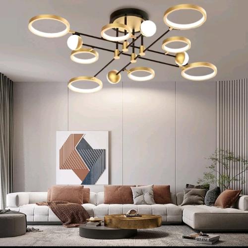Jual Lampu gantung plafon minimalis modern led mewah elegant - 6 HEAD ...