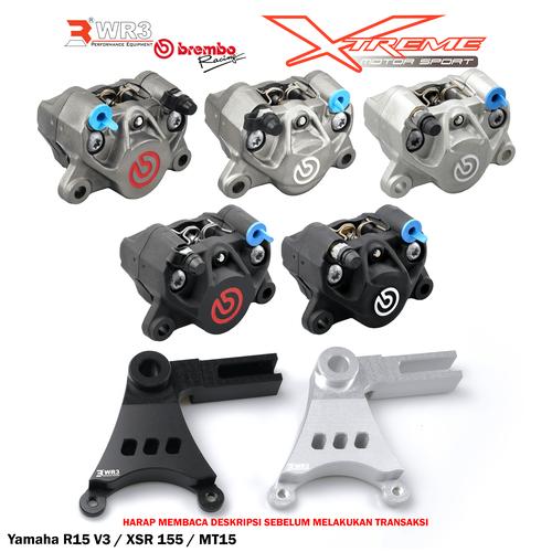 Jual Breket Kaliper WR3 Belakang With Brembo 2P1P R15 V3 / XSR 155 / MT15 - SSL/S Komplit ...