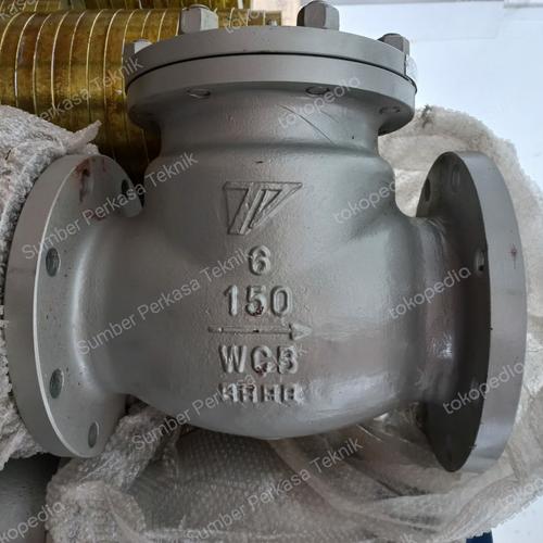 Jual Swing Check Valve Ansi 150 WCB Flange 6" inch ( DN 150 ) - Jakarta ...