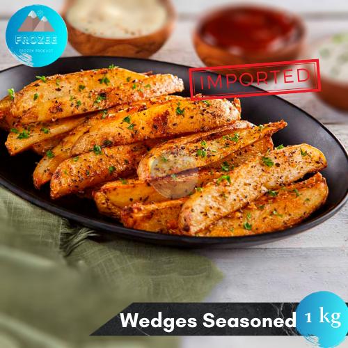 Jual Kentang Goreng Wedges Seasoning / Potato Wedges / French Fries 1 ...