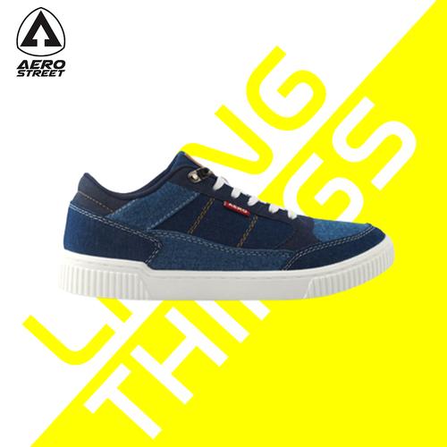 Jual Aerostreet Rodeo Putih Denim Biru Navy - Sepatu Sneakers Casual ...