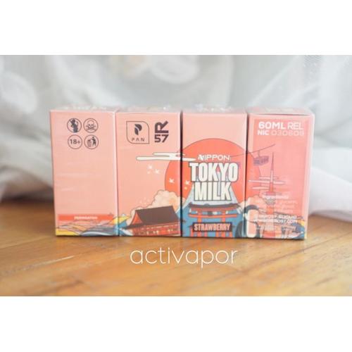 Jual Nippon Tokyo Milk 6mg 60ml Strawberry Milks Liquid Vape Hero 57 ...