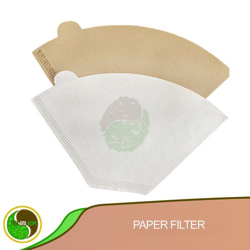 Jual KERTAS FILTER DRIP COFFEE V60 FILTER PAPER 2-4CUPS 100PCS TEA BAG ...