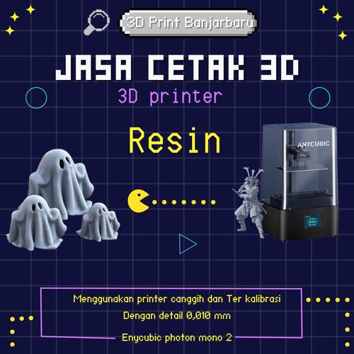 Jual Cetak 3D Printing Resin - Banjarbaru - Abu-abu - Kota Banjarbaru ...