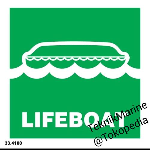 Jual IMO Symbol LIFEBOAT 33.4100 / Sticker IMO fluorescent - Jakarta ...