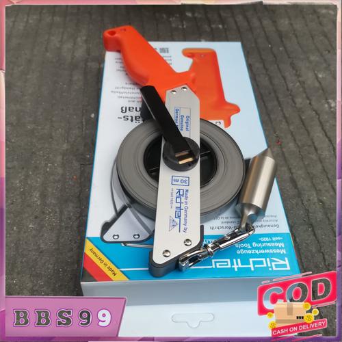 Jual Richter Meteran minyak 10m 15m 20m 30m 50m tape sounding oil ...