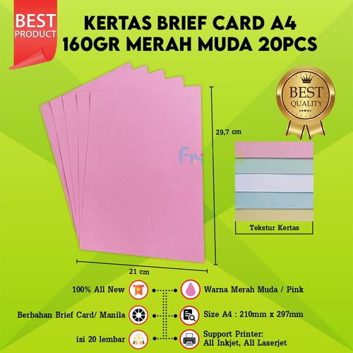 Jual Kertas BC A4 isi 100 Kertas Undangan / Kertas Brief Card Buku ...
