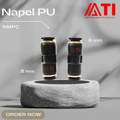 Jual Fitting pnuematic lurus selang 8mm to 8mm Merk NMPC - Kab ...