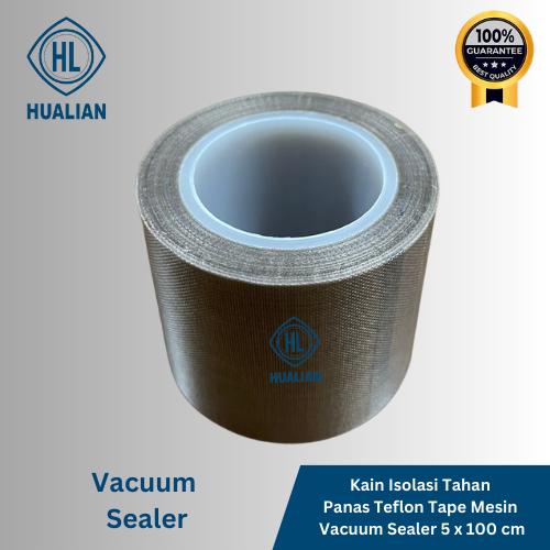 Jual Kain Isolasi Tahan Panas Teflon Tape Mesin Vacuum Sealer 5 x 100 ...