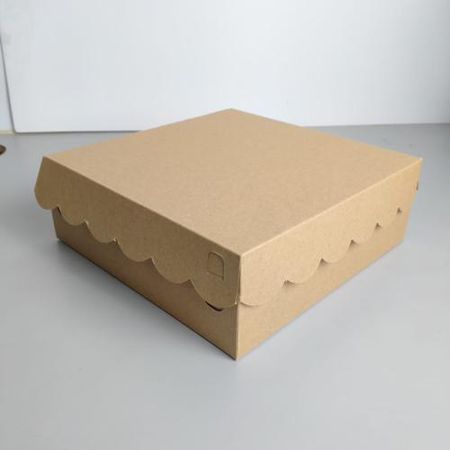 Jual Kardus Nasi Kotak Snack Box Makanan Packaging Jajan Ukuran 20x20x7 ...