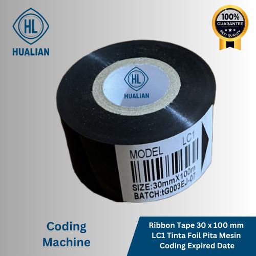 Jual Ribbon Tape 30 x 100 mm LC1 Tinta Foil Pita Mesin Coding Expired ...