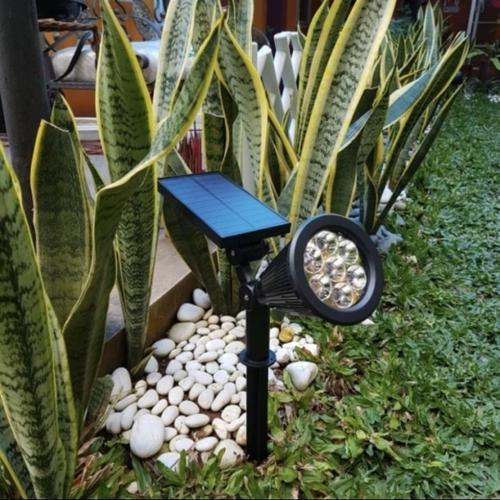 Jual Lampu Sorot Led Taman Solar Cell 7Mata SpotLight Tenaga Surya ...