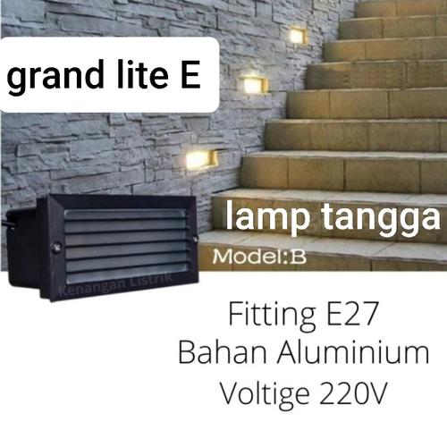 Jual LAMPU TANGGA E27/lampu dinding/step E27 tanam panjang outdoor/indoor - Model C E27 ...