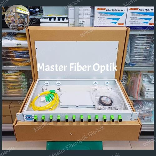 Jual OTB RACKMOUNT 12 CORE SC APC LENGKAP PIGTAIL ODF 12 CORE NON ...