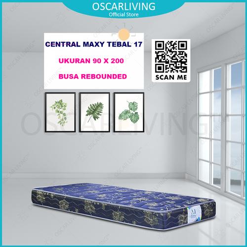Promo Kasur Central MAXY KASUR REBOUNDED FIBER FOAM Uk 90 x 200 - Biru ...