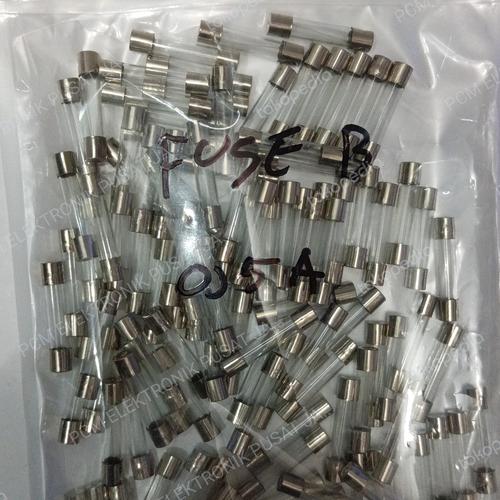 Jual 2486 fuse sekering sikring fius 6x30 besar kaca glass 500ma 0.5a ...