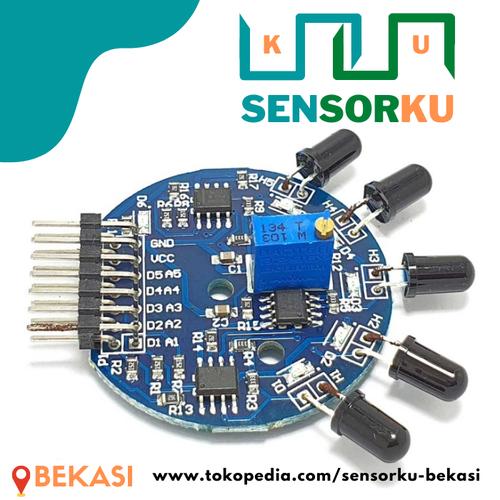 Jual Sensor Api 5 Arah Arduino Flame Sensor 5 Way Arduino Kota Bekasi