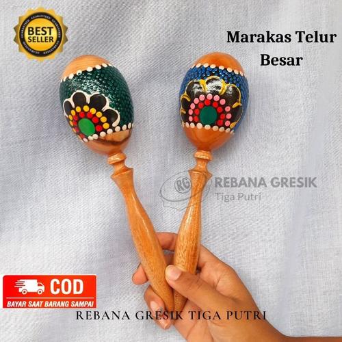Promo Alat Musik Marakas/ Alat Musik Anak Marakas Telur Besar - Kab ...