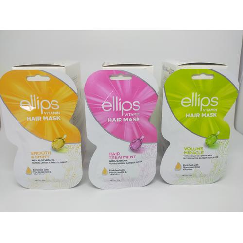 Jual Ellips Vitamin Hair Mask sachet 20 gram - All variant - hair ...