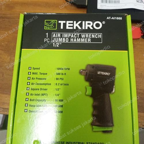 Jual TEKIRO air impact jumbo hammer 1/2" Dr / impek pembuka baut with ...
