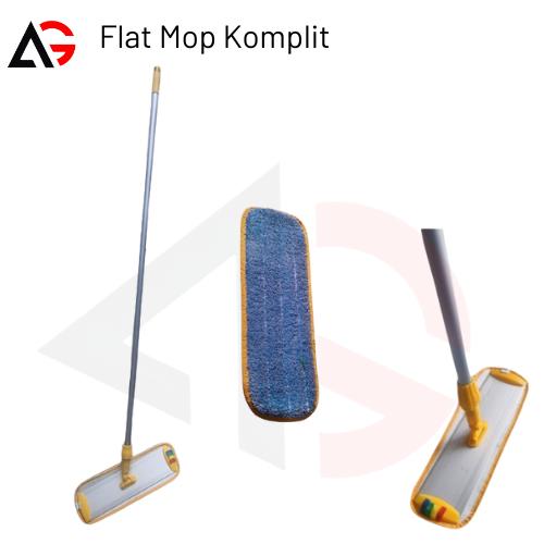 Jual Flat Mop Komplit (Tangkai + Frame + Kain ) - Refill 60 - Jakarta Timur - Agus Cleaning ...