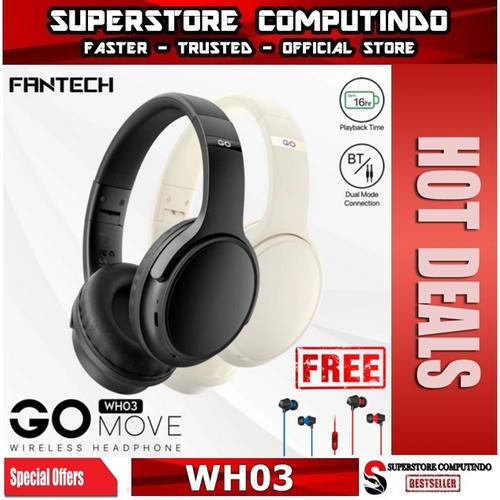 Promo Fantech WH03 GO Air Bluetooth 5.0 Wireless Headphone Dual ...