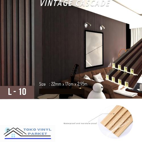 Jual 3d wall panel kayu pvc L-10 vintage cascade/batang - Jakarta ...
