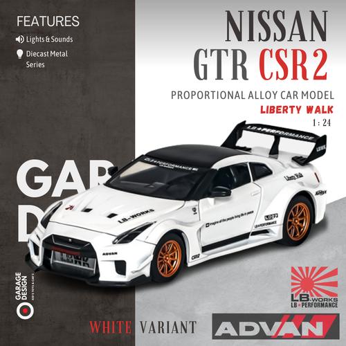 Jual Diecast 1:24 Mobil Nissan GTR R35 Liberty Walk CSR2 LBWK - Nissan ...