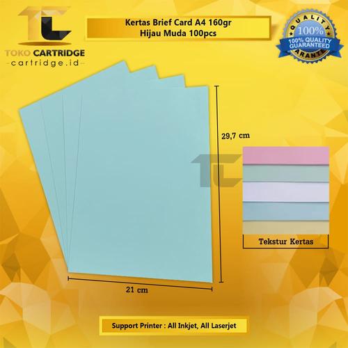 Jual Kertas BC Manila Kertas Undangan Brief Card Kertas Gambar A4 ...