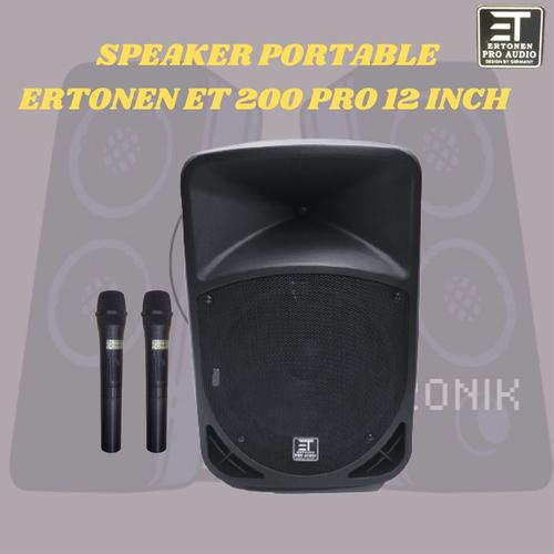 Jual Speaker Portable Bluetooth ERTONEN ET200 Pro 12 inch Original ...
