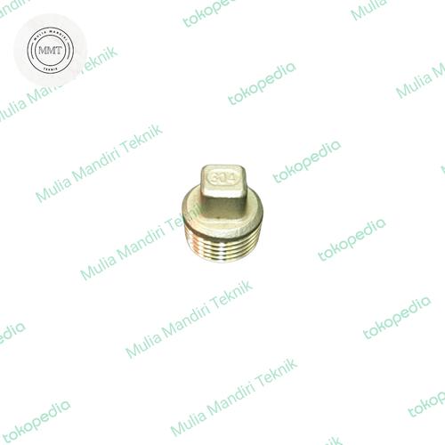 Jual PLUG 1/8" INCH STAINLESS SUS304 DOP DRAT LUAR 1/8" INCH - Jakarta ...