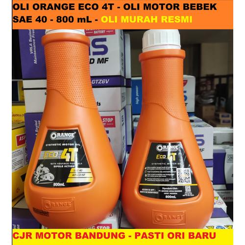 Jual Oli Motor Bebek ORANGE ECO 4T SAE 40 0.8L OLI WANGI MURAH ORI ...