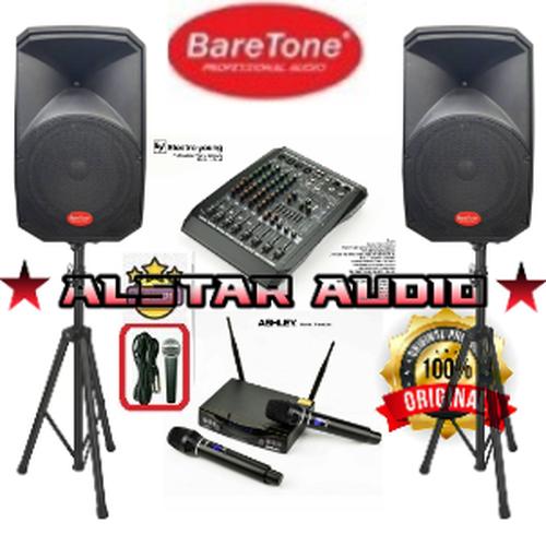 Jual Paket Sound System Speaker Aktif Baretone 12 inch full set ...