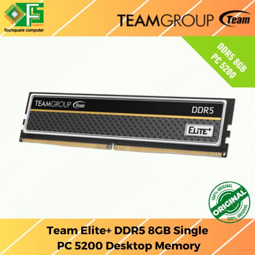 Jual Ram Team Elite Plus DDR5 8GB Single PC 5200 Mhz Memory Dekstop ...