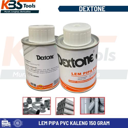 Jual Lem Pipa Dextone Kaleng 150 Gram Perekat Talang Paralon PVC Anti ...