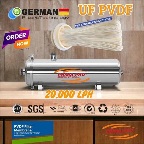 Jual Ultrafiltrasi PVDF Water Pre Filter 20.000 LPH UF PVDF 20.000 Lph ...